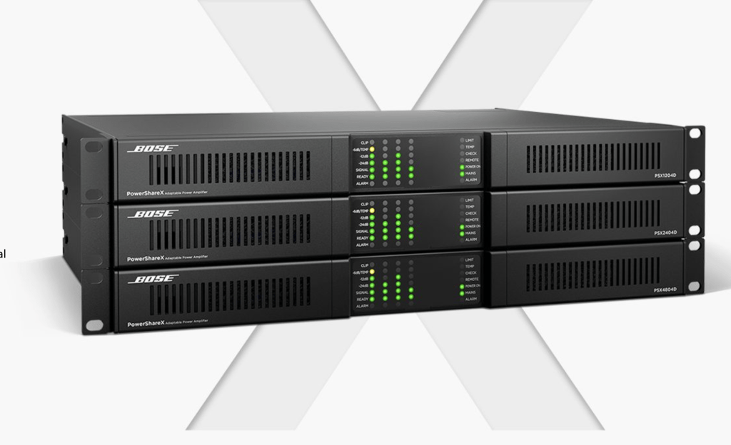 Bose Professional launches new PowerShareX Amplifier Series - MONDO-DR